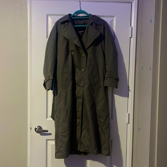 London Fog | Jackets & Coats | London Fog Green Trench Coat | Poshmark